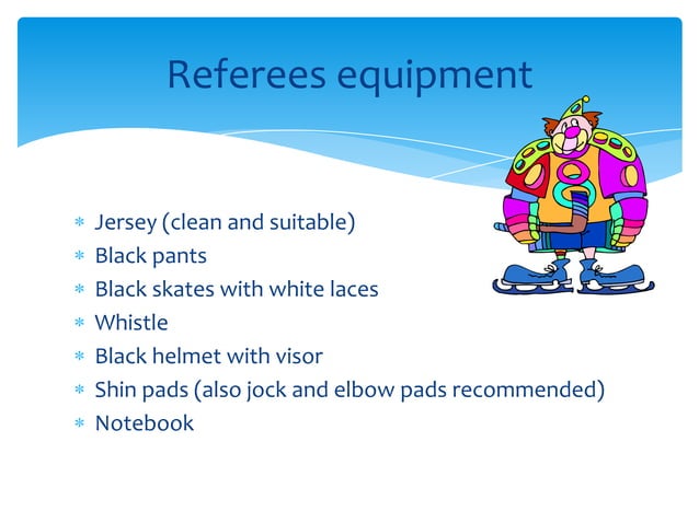 Ice hockey Referee Course - Part 1 | PPTX | Ice Hockey | Sports