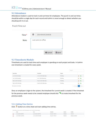Ice Hrm Administrator Manual | PDF | Databases | Computer Software and Applications