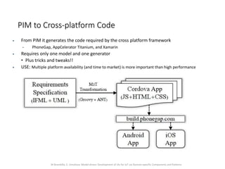 Model-driven Development of User Interfaces for IoT via Domain-specific Components & Patterns ...