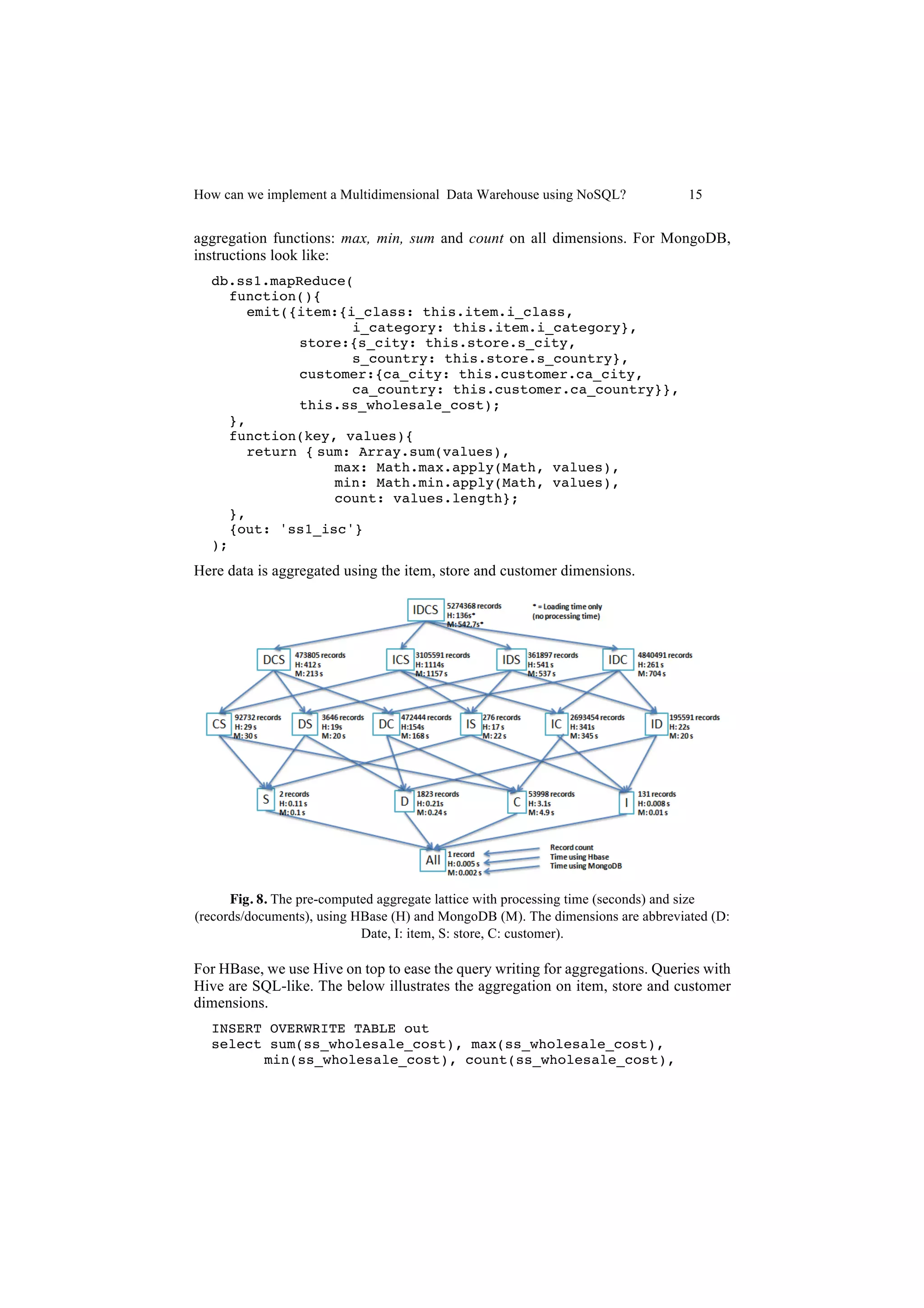 how can implement a multidimensional Data Warehouse using NoSQL | PDF | Databases | Computer ...