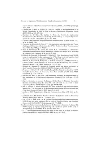 how can implement a multidimensional Data Warehouse using NoSQL | PDF | Databases | Computer ...