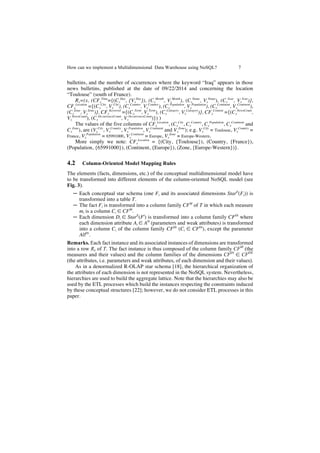 how can implement a multidimensional Data Warehouse using NoSQL | PDF | Databases | Computer ...
