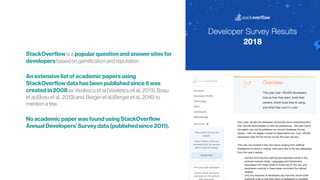 Reinforcing Diversity Company Policies: Insights from StackOverflow Developers Survey | PPT