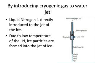 Ice jet machining | PPTX