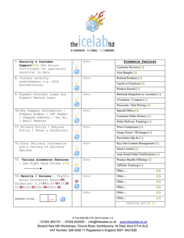 Icelab How Cool Is My Web Shop | PDF
