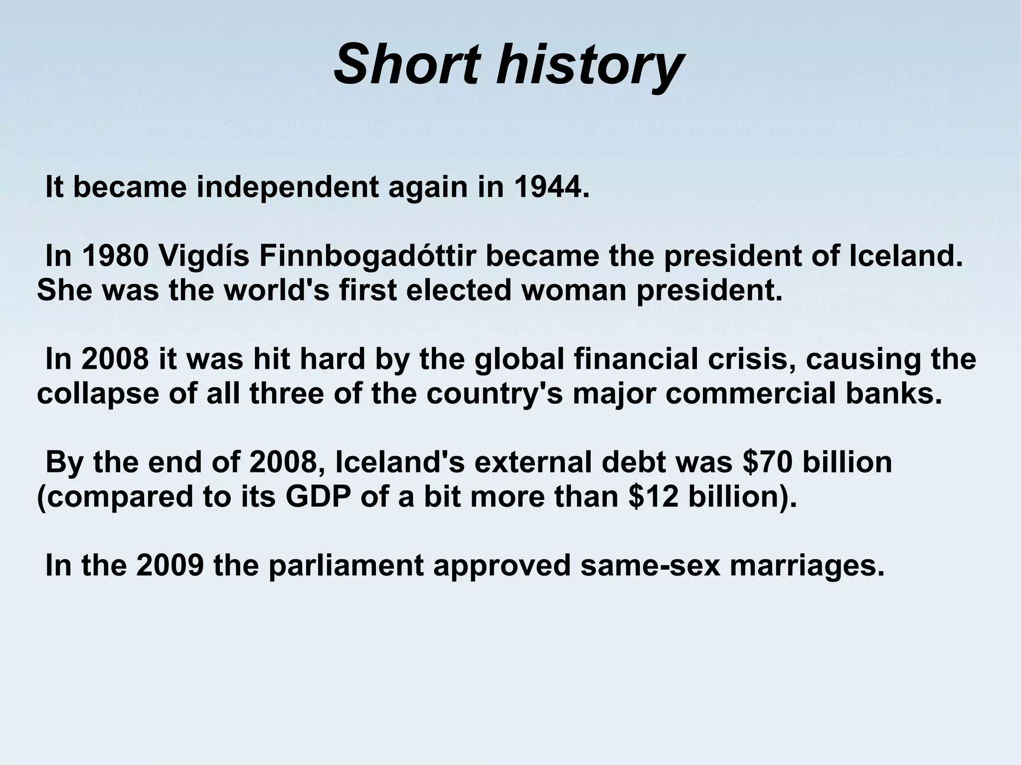 Iceland | ODP