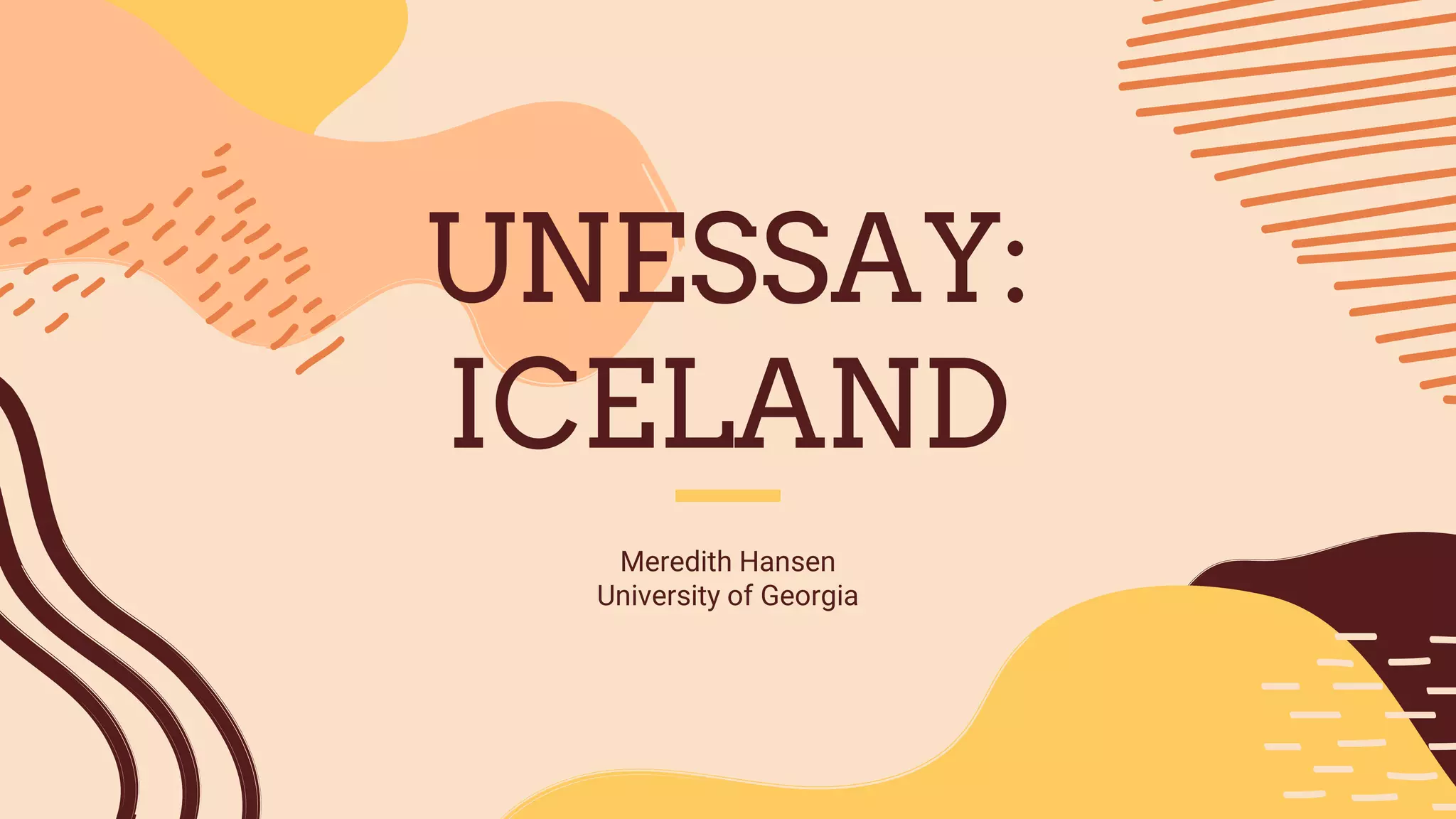 Iceland Unessay | PPTX | Weather | Science