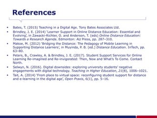 Meeting the Needs of Digital Learners: Learner Support Patterns and ...
