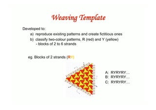 WEAVING MATHEMATICS AND CULTURE: MUTUAL INTERROGATION AS A ...