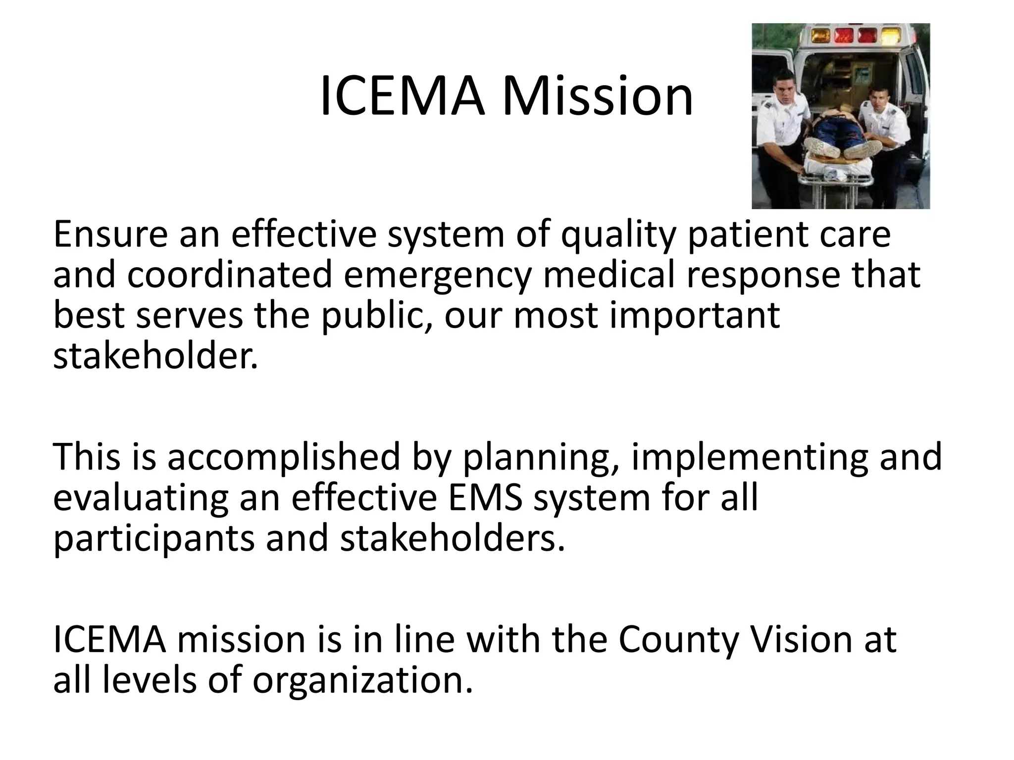 Icema overview our lemsa rev 5: 2019 | PDF | First Aid | Injuries