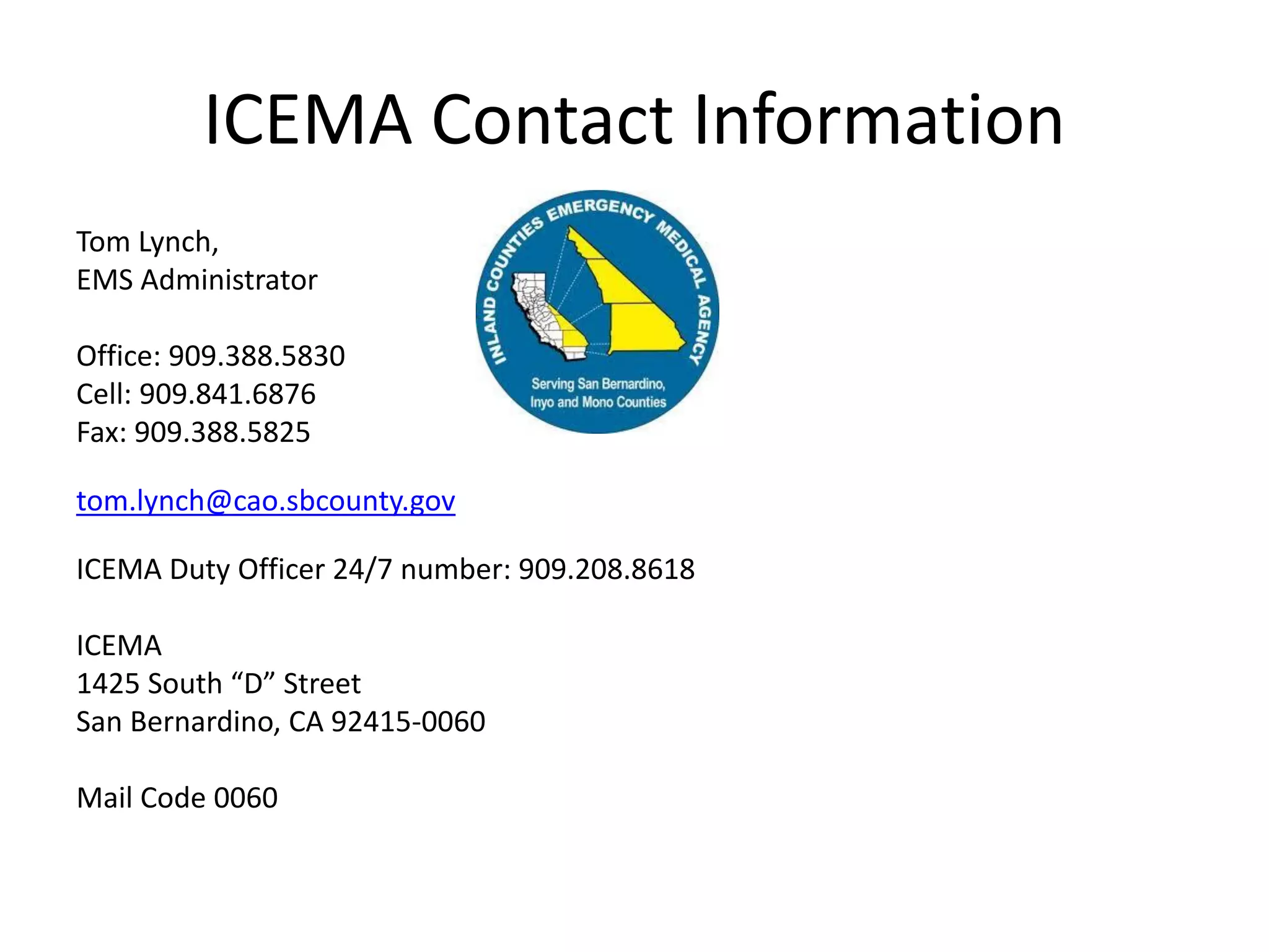 Icema overview our lemsa rev 5: 2019 | PDF | First Aid | Injuries