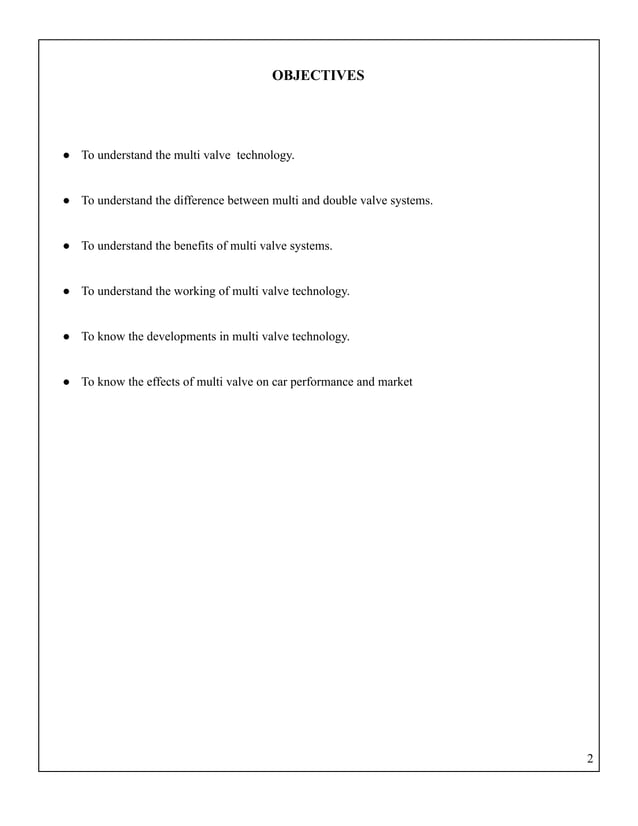 MULTIVALVE ENGINE | PDF