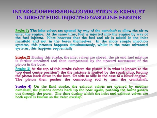 Advanced internal Combustion Engines | PPT | Motorcycles | Automotive
