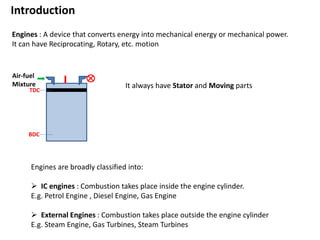 working of IC engine and its working principle | PPTX