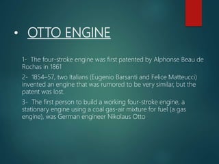 Internal Combustion Engine and its history | PPTX