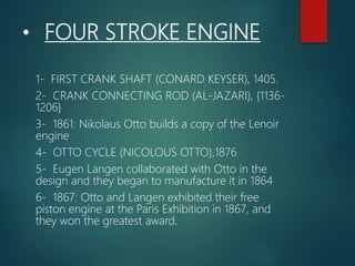 Internal Combustion Engine and its history | PPTX