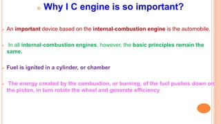 IC Engine PPT | PPT