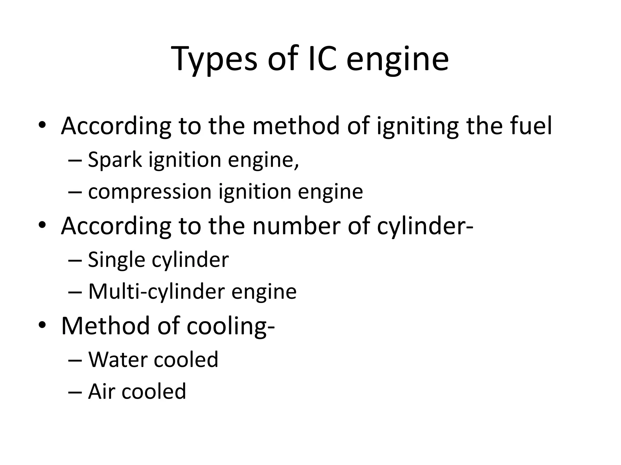 Ic engine introduction | PPTX