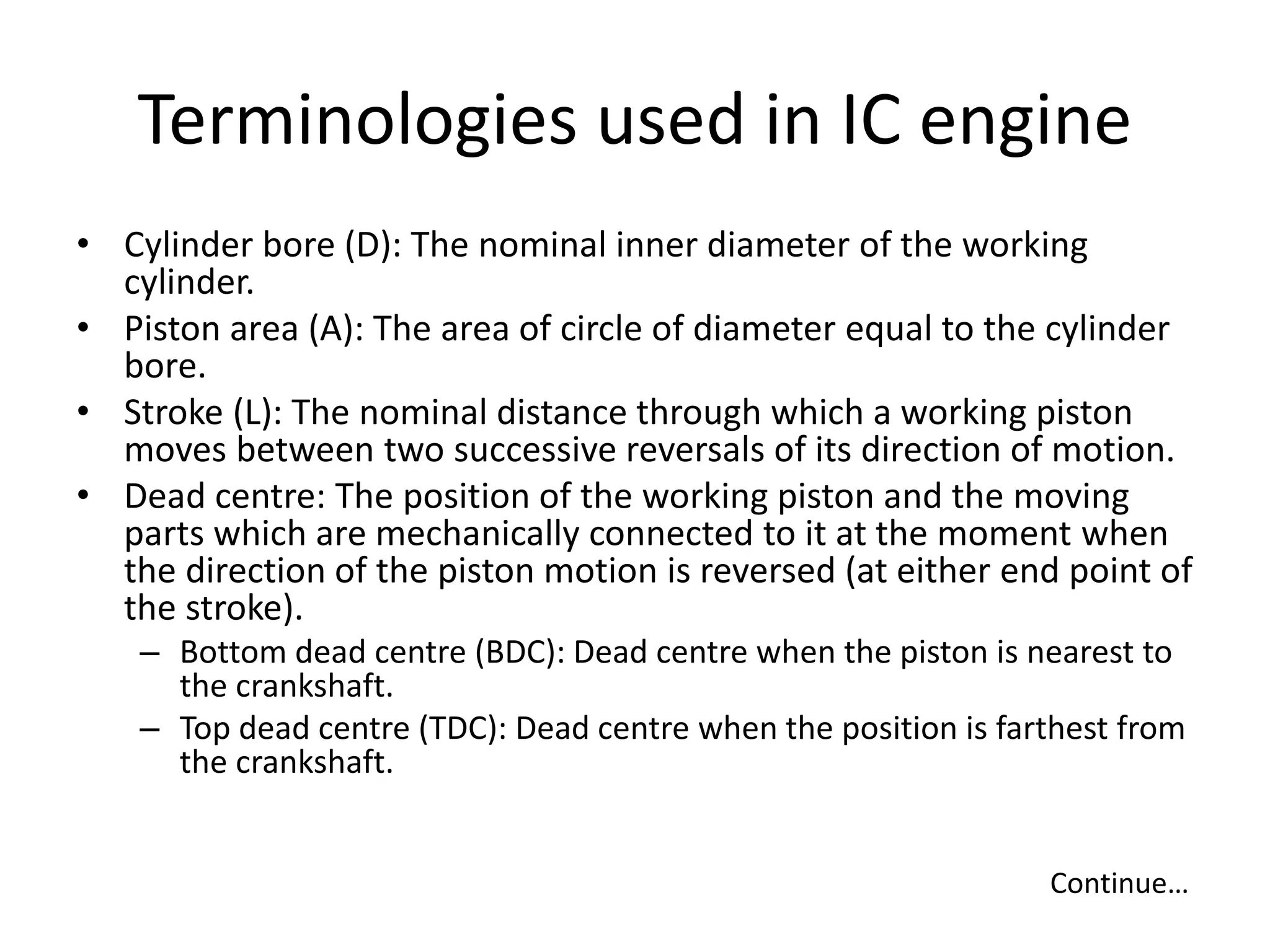 Ic engine introduction | PPTX