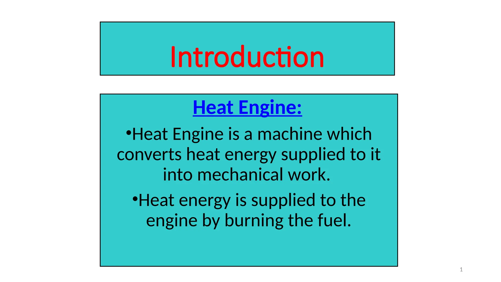 IINTERNAL COMBUSTION ENGINE PRESENTATION-I | PPT