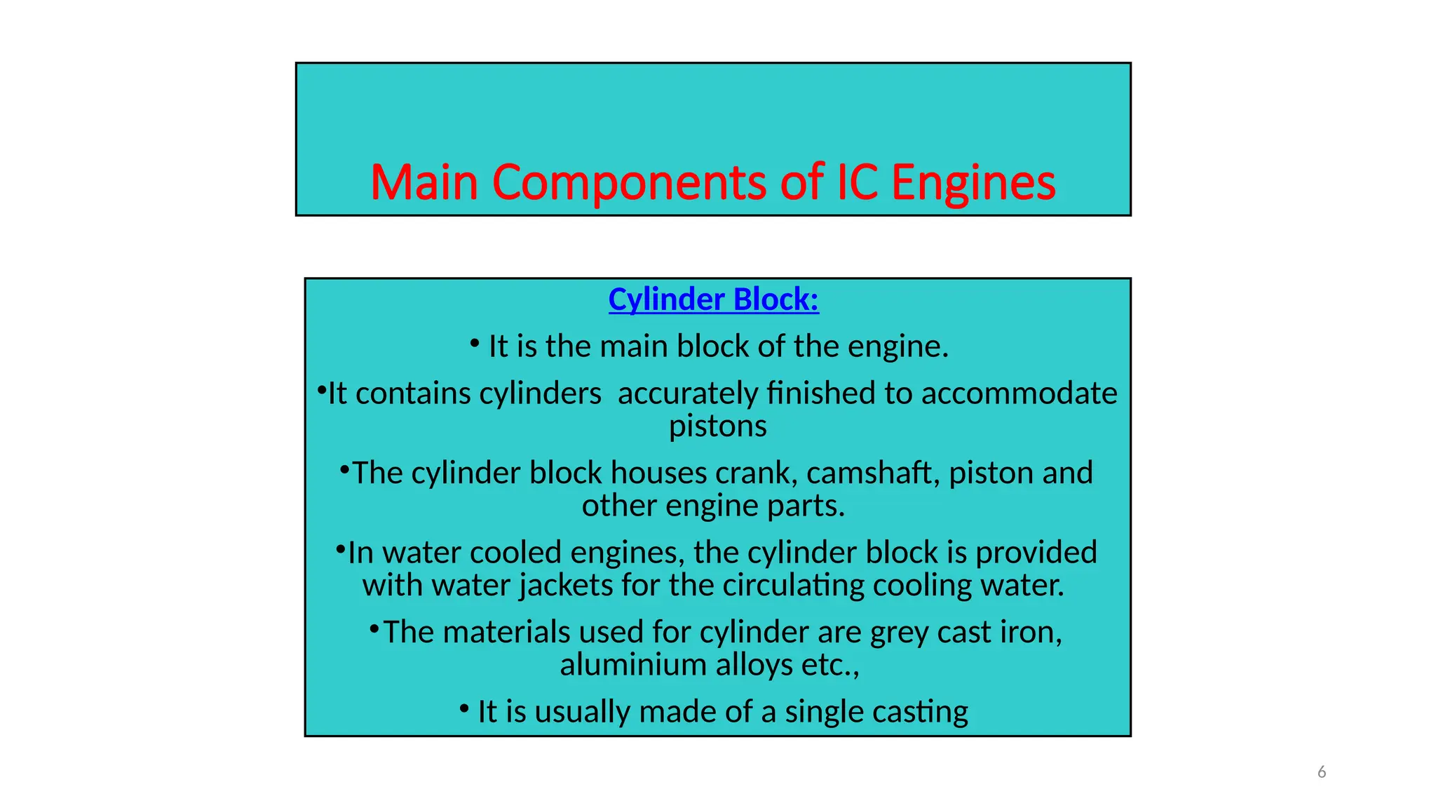 IINTERNAL COMBUSTION ENGINE PRESENTATION-I | PPT