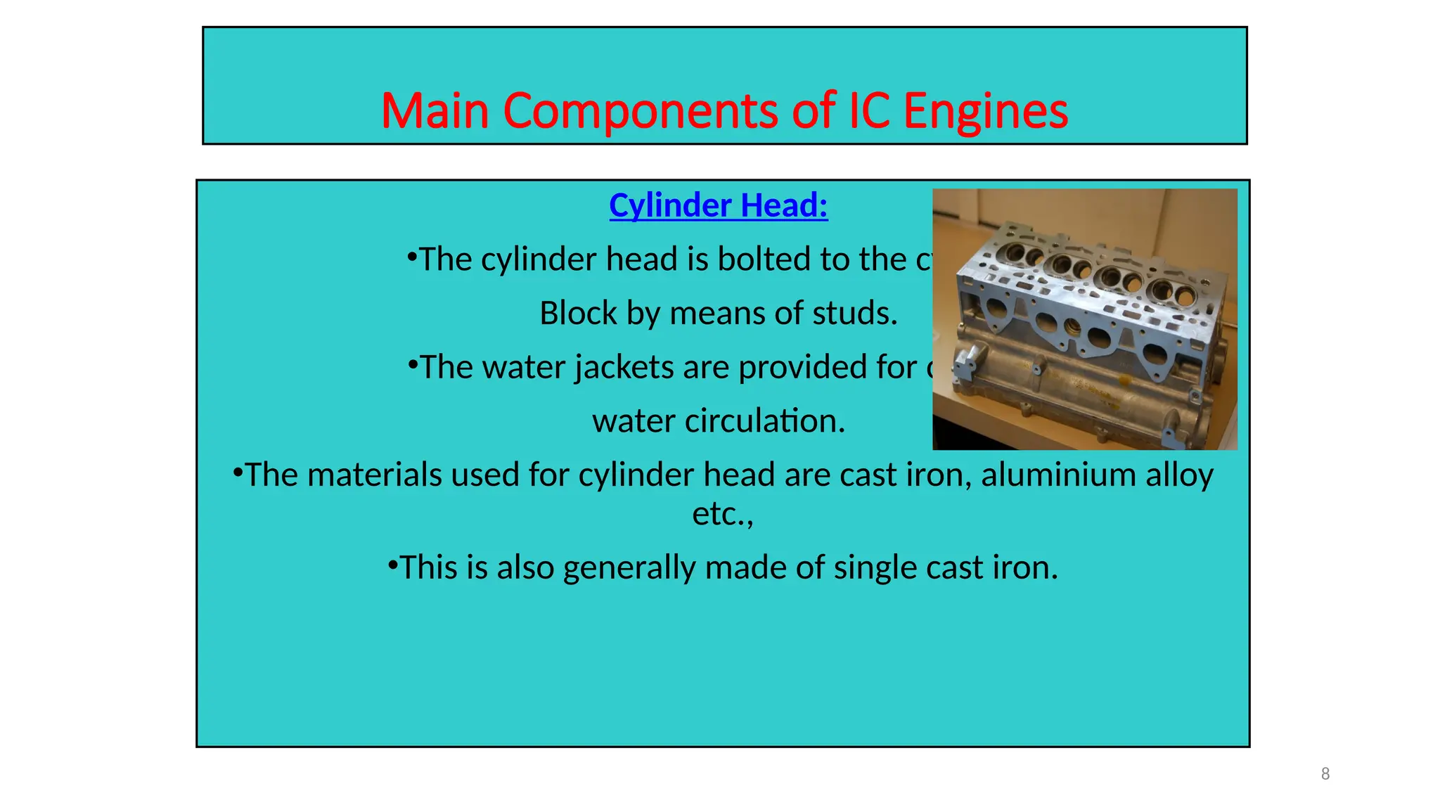 IINTERNAL COMBUSTION ENGINE PRESENTATION-I | PPT