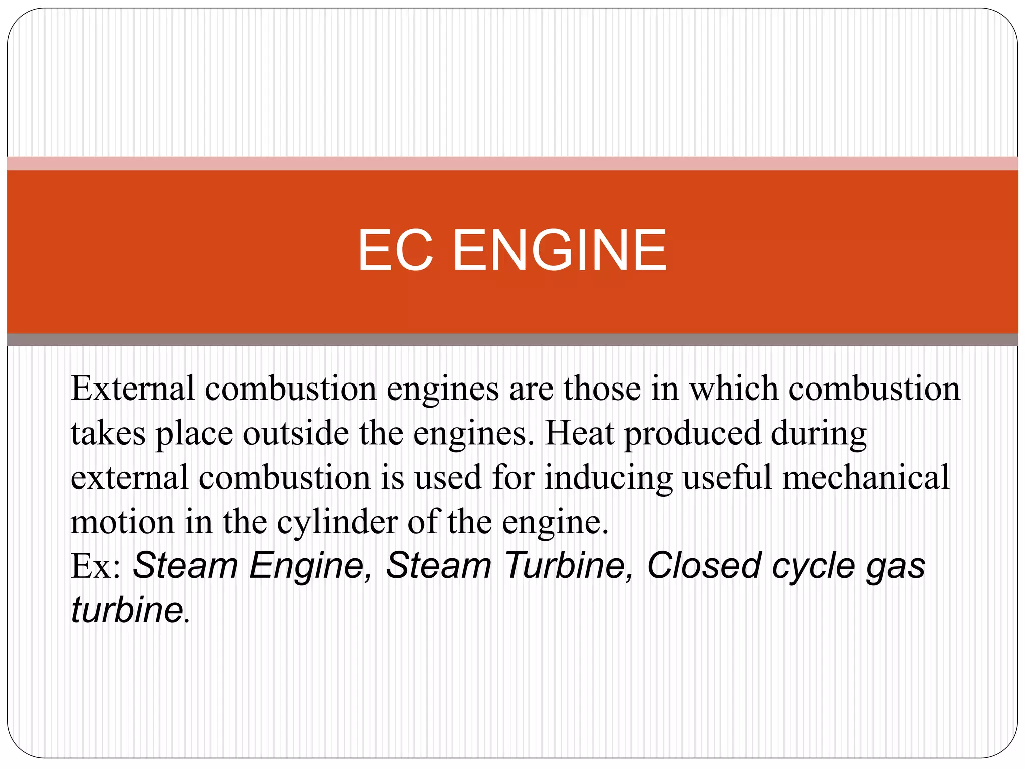Ic engine and its types,applications | PPTX