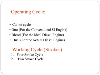 Ic engine and its types,applications | PPTX