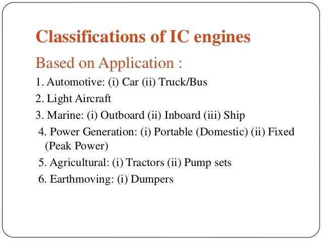 Ic engine and its types,applications