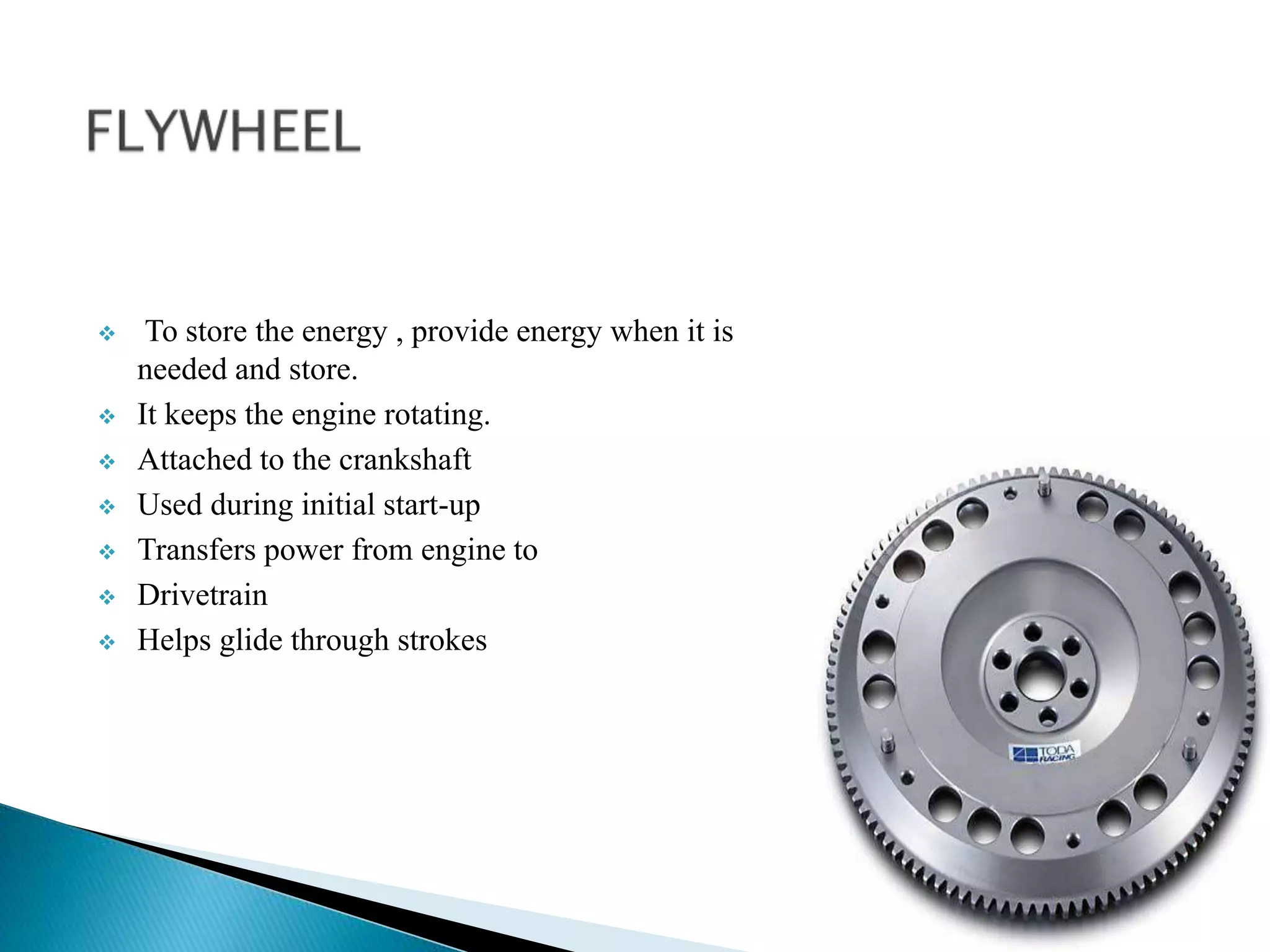 Ic engine components and their function | PPTX