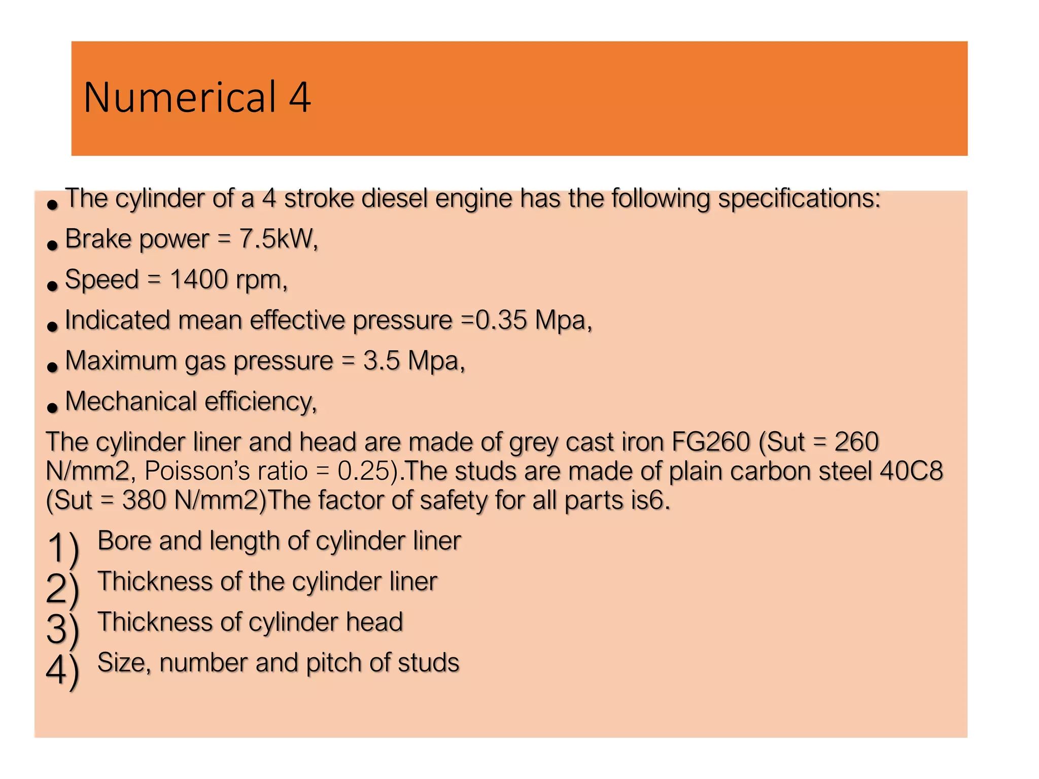 Internal combustion engine components design | PDF