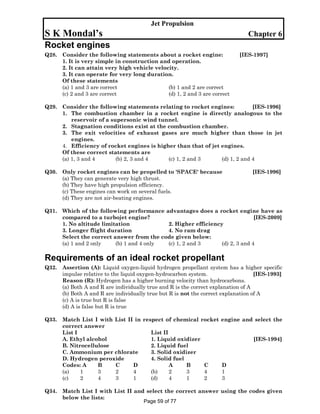 Ic engine ies gate ias 20 years question and answers | PDF