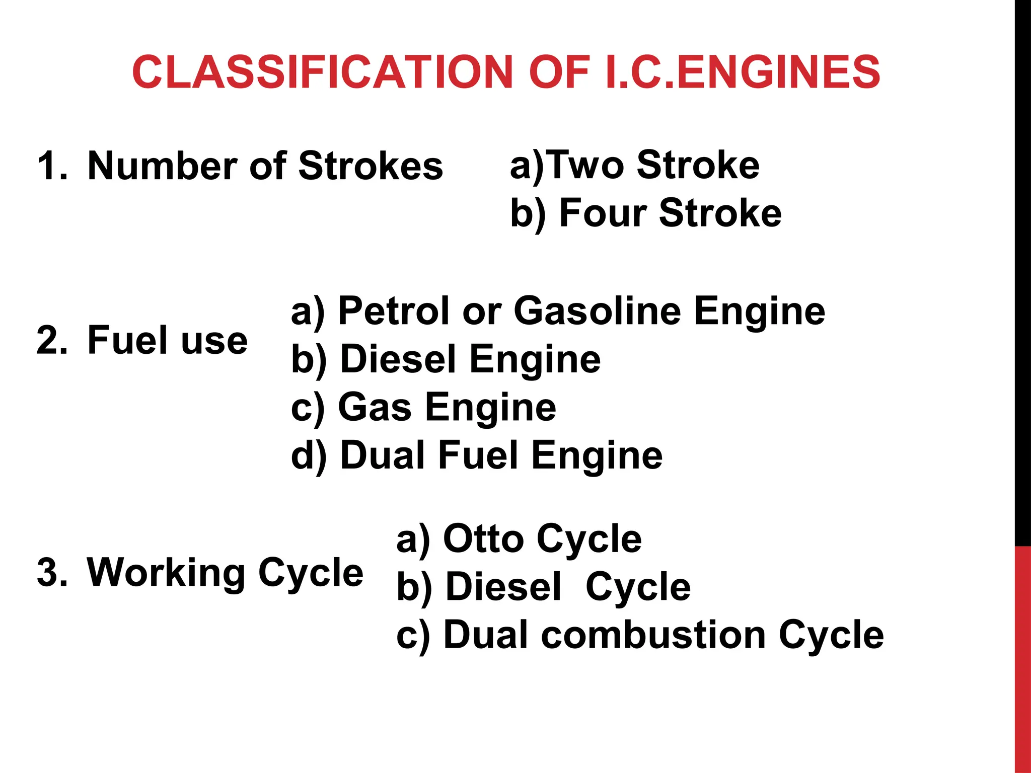 Internal Combustion Engine Introduction | PPT | Free download