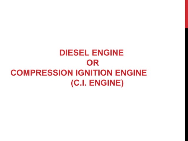 Internal Combustion Engine Introduction | PPT | Free download