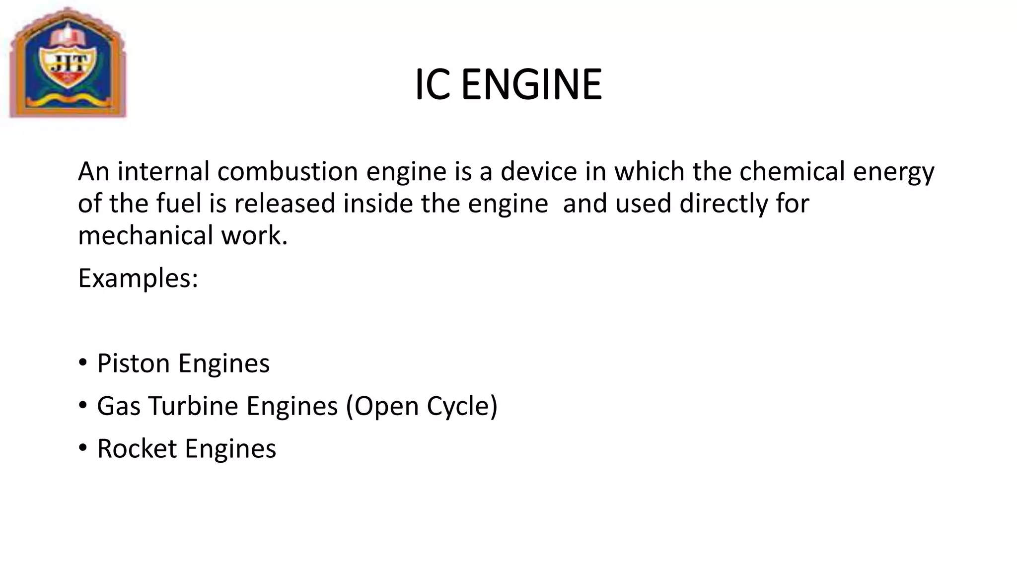 Ic engine parts | PPTX