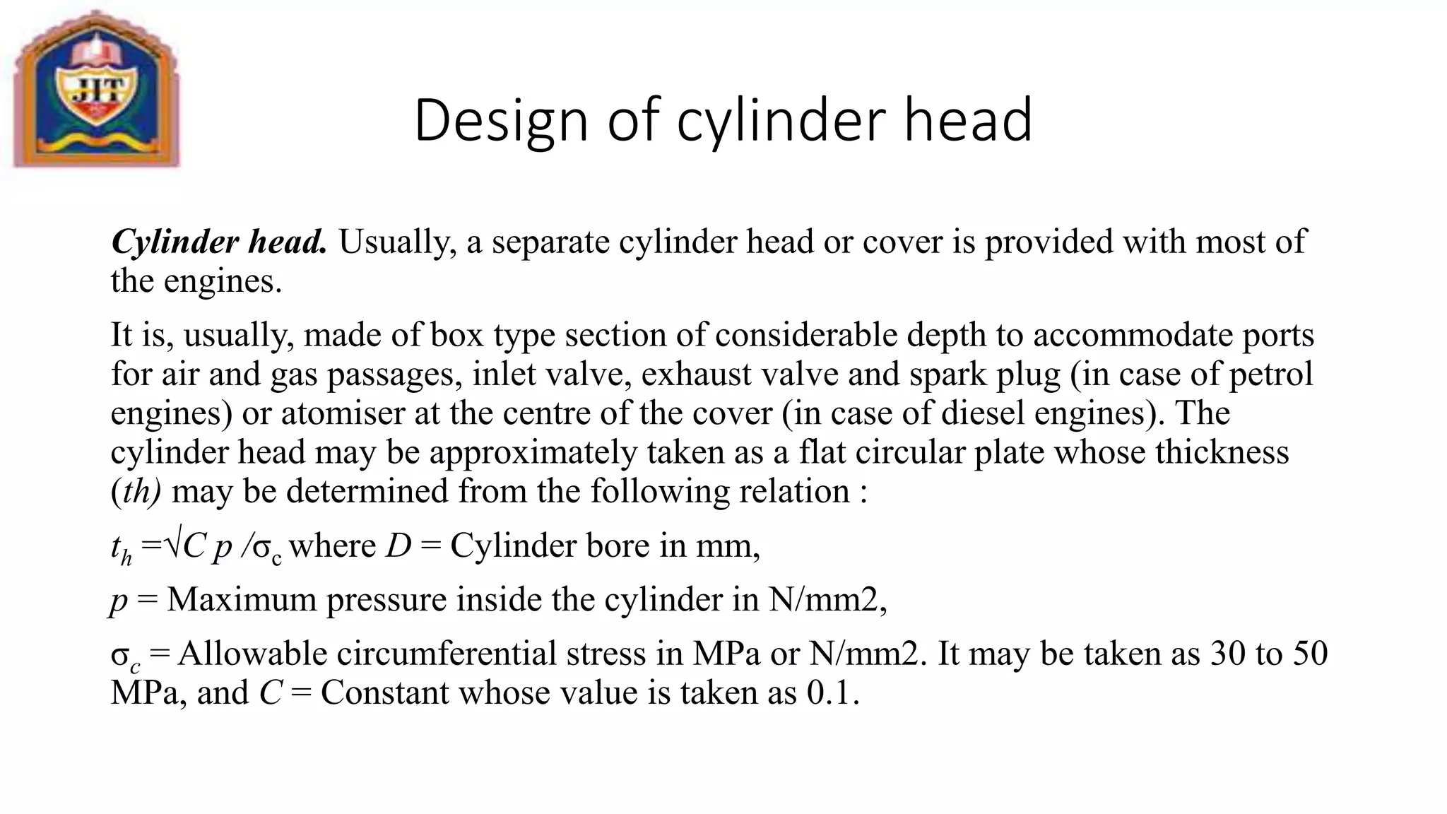 Ic engine parts | PPTX