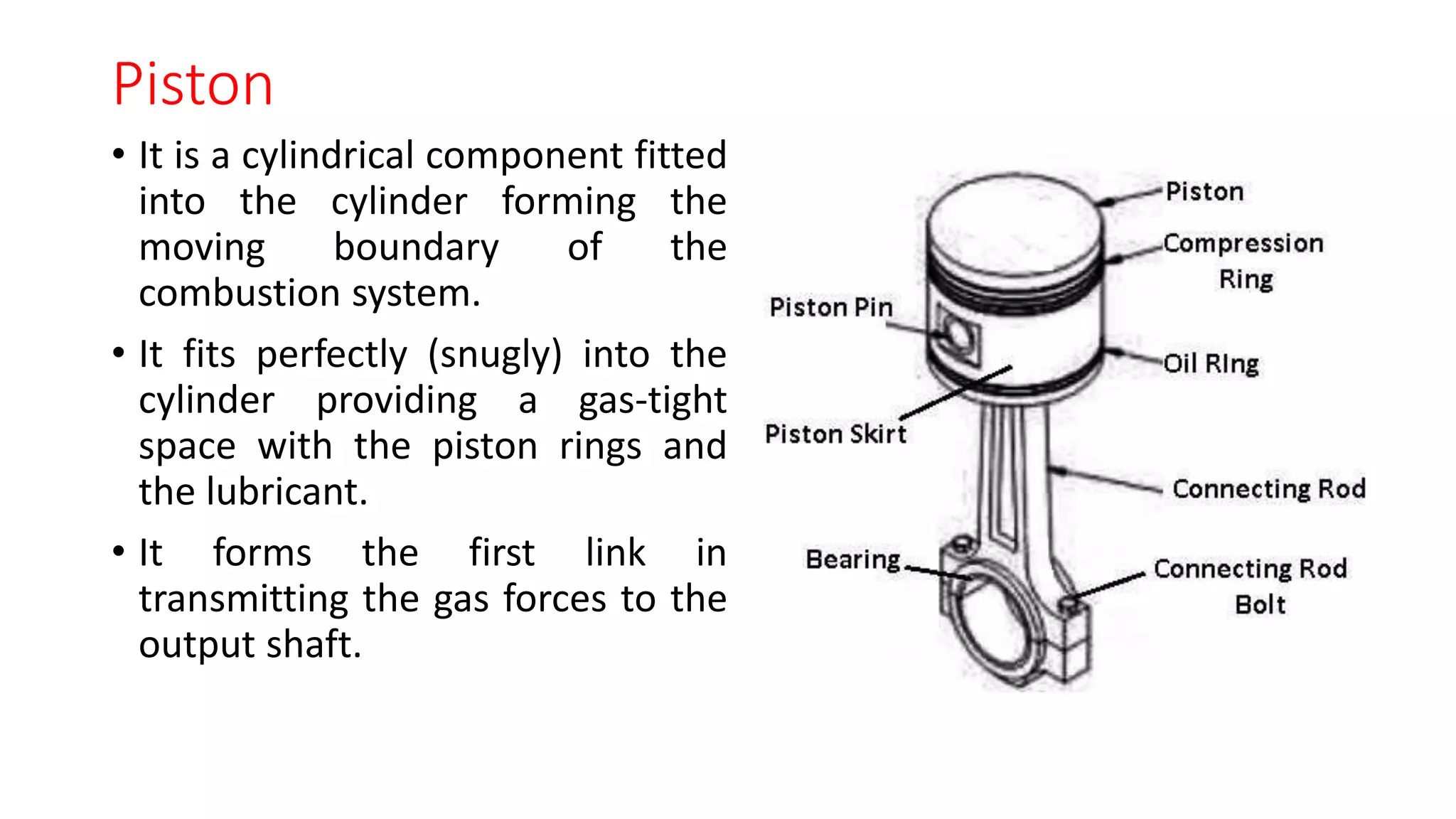 Ic engine parts | PPTX