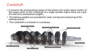 Ic engine parts | PPTX | Auto Parts | Automotive