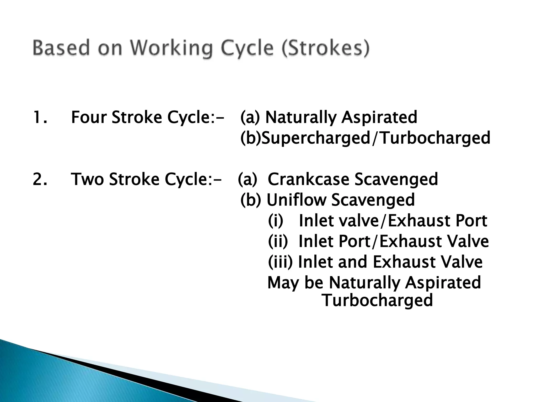 Ic engines types classification & nomenclature | PPTX
