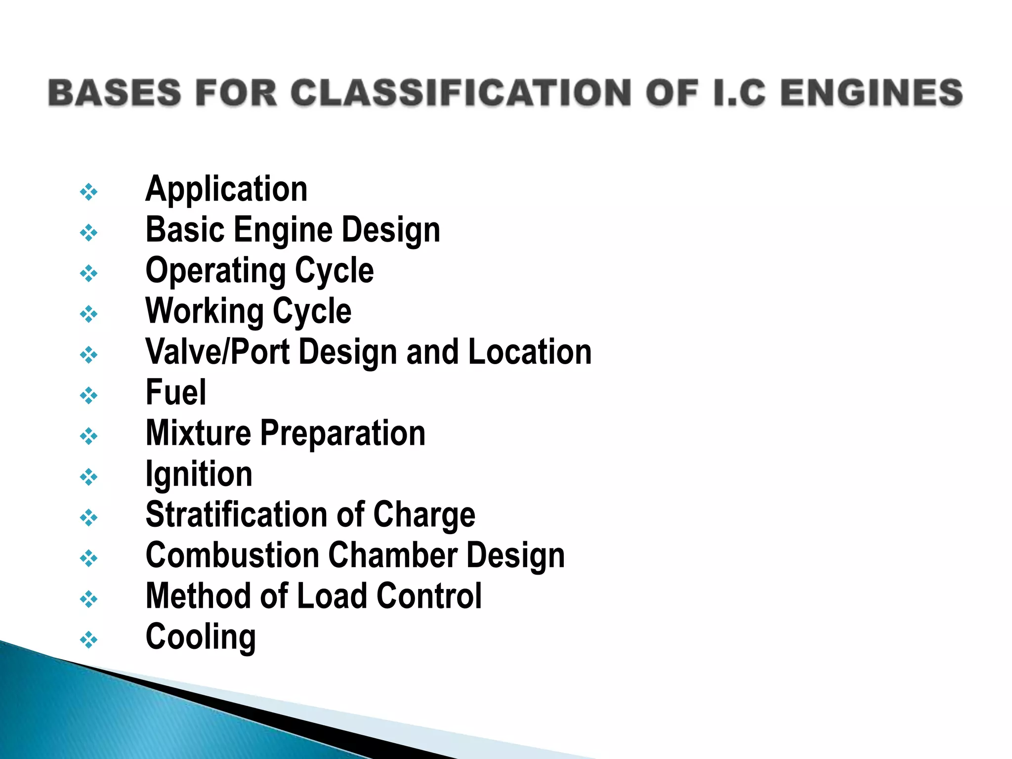 Ic engines types classification & nomenclature | PPTX