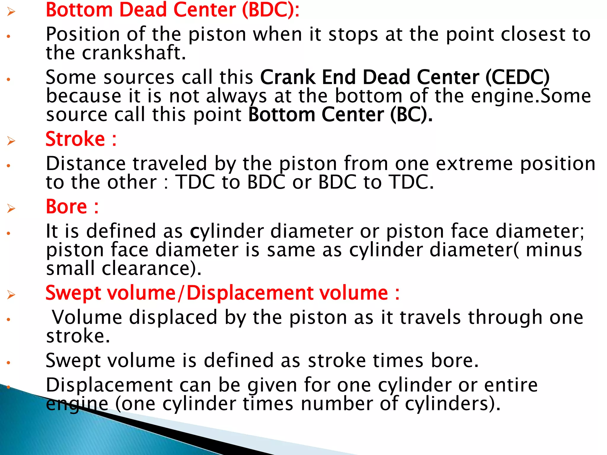 Ic engines types classification & nomenclature | PPTX