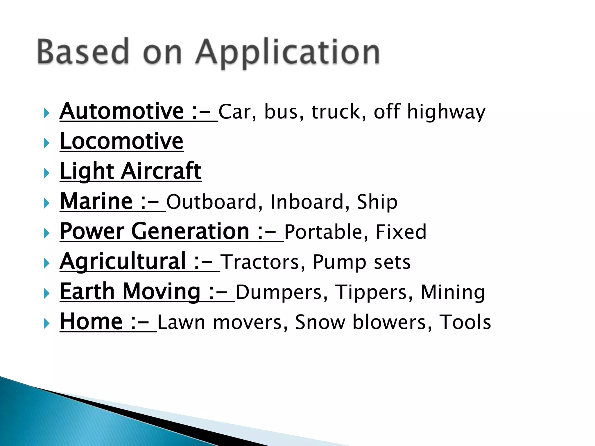 Ic engines types classification & nomenclature | PPTX