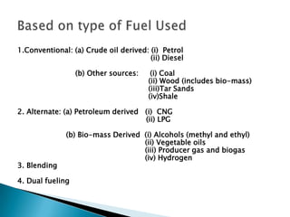 Ic engines types classification & nomenclature | PPTX
