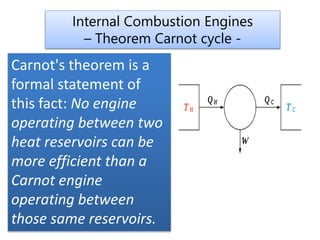 INTERNAL COMBUSTION ENGINES PPT | PPTX