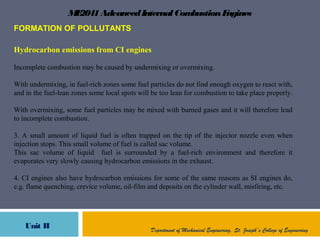 Advanced Ic engines unit 3 | PPT