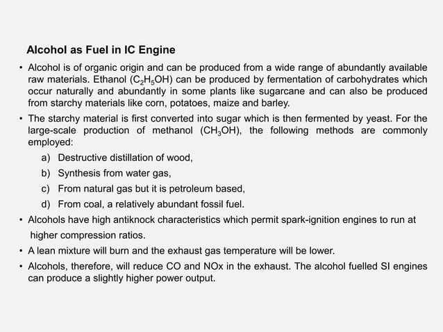 IC Engine Unit 4 ALTERNATE FUELS.ppt