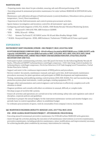 Instrument & Control Engineer | PDF