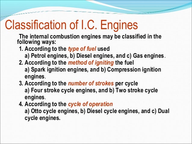 Ic engine