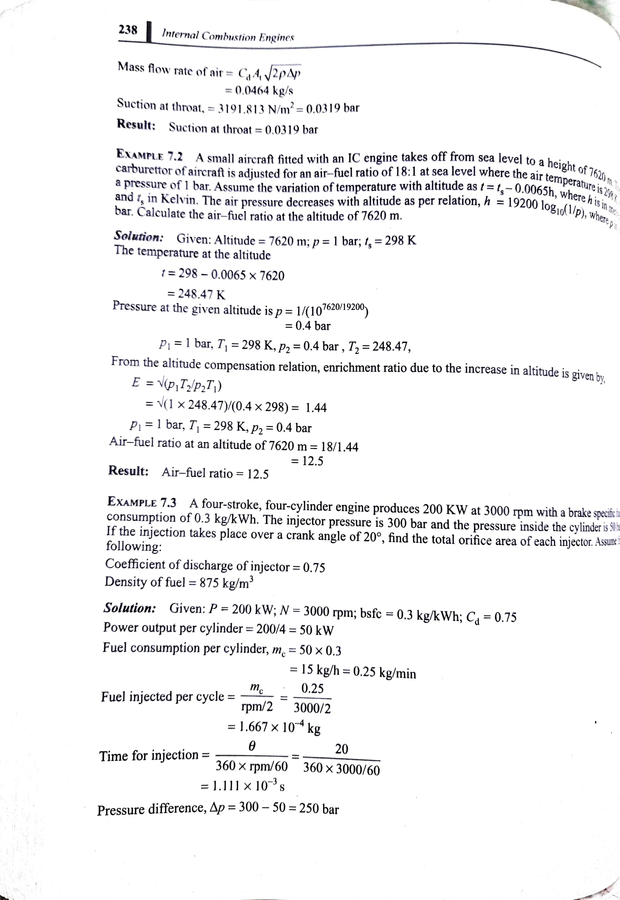ICE Numericals internal Combustion Engine | PDF