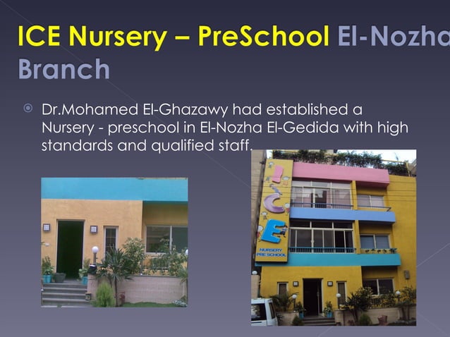 Ice nursery, preschool, american schools | PPT